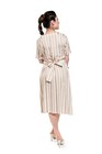 Women's premium dress, super soft, comfortable wearing, gold and beige ...