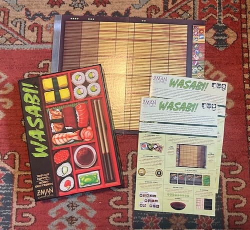 Wasabi! Board Game Complete Z Man Games Rules in English & German ...