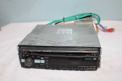 Alpine CDA-7842 In-Dash Single CD Player Receiver Old School | eBay