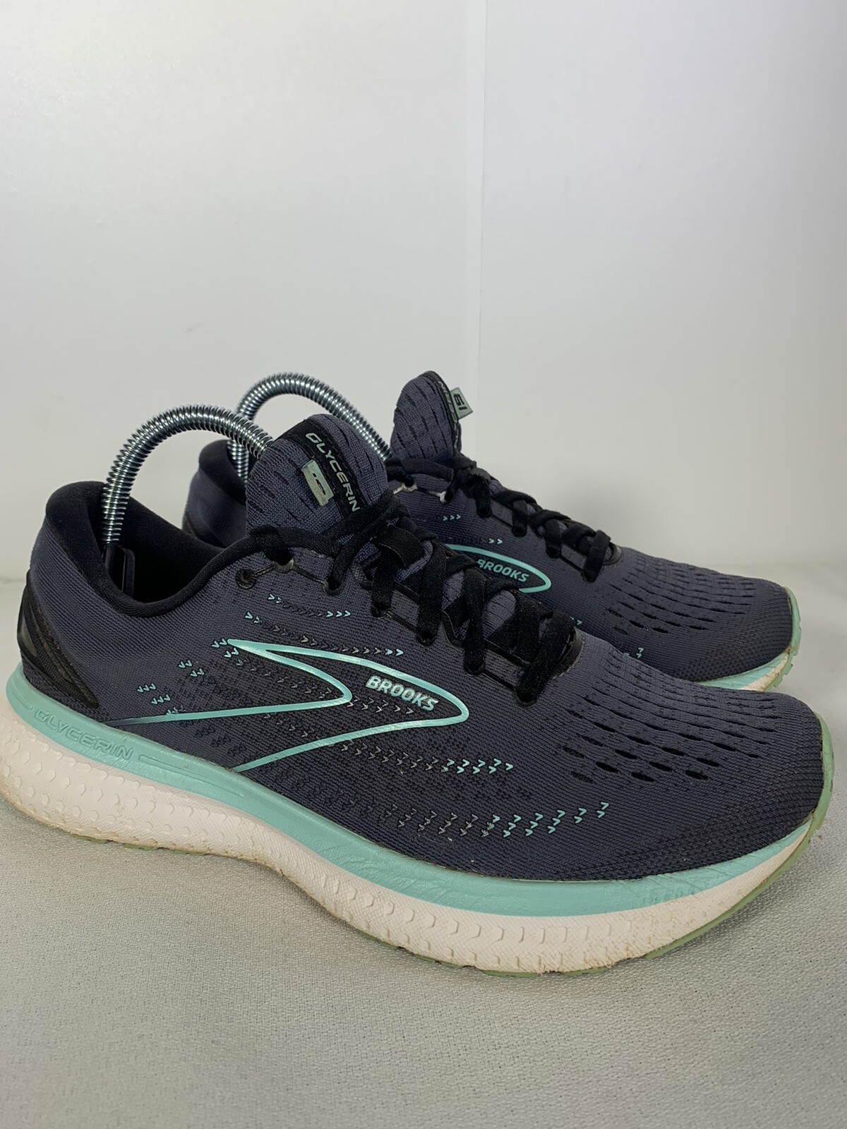 Brooks Glycerin 19 Running Shoes Blue Sneakers Womens… - Gem