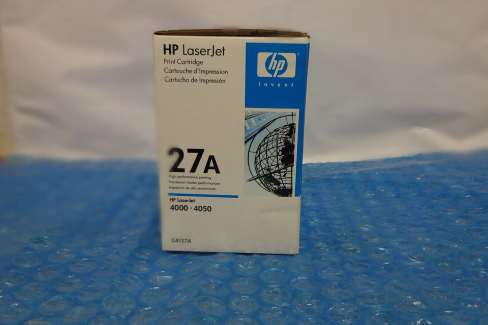 HP 27A, C4127A, Black Toner, Genuine OEM | eBay