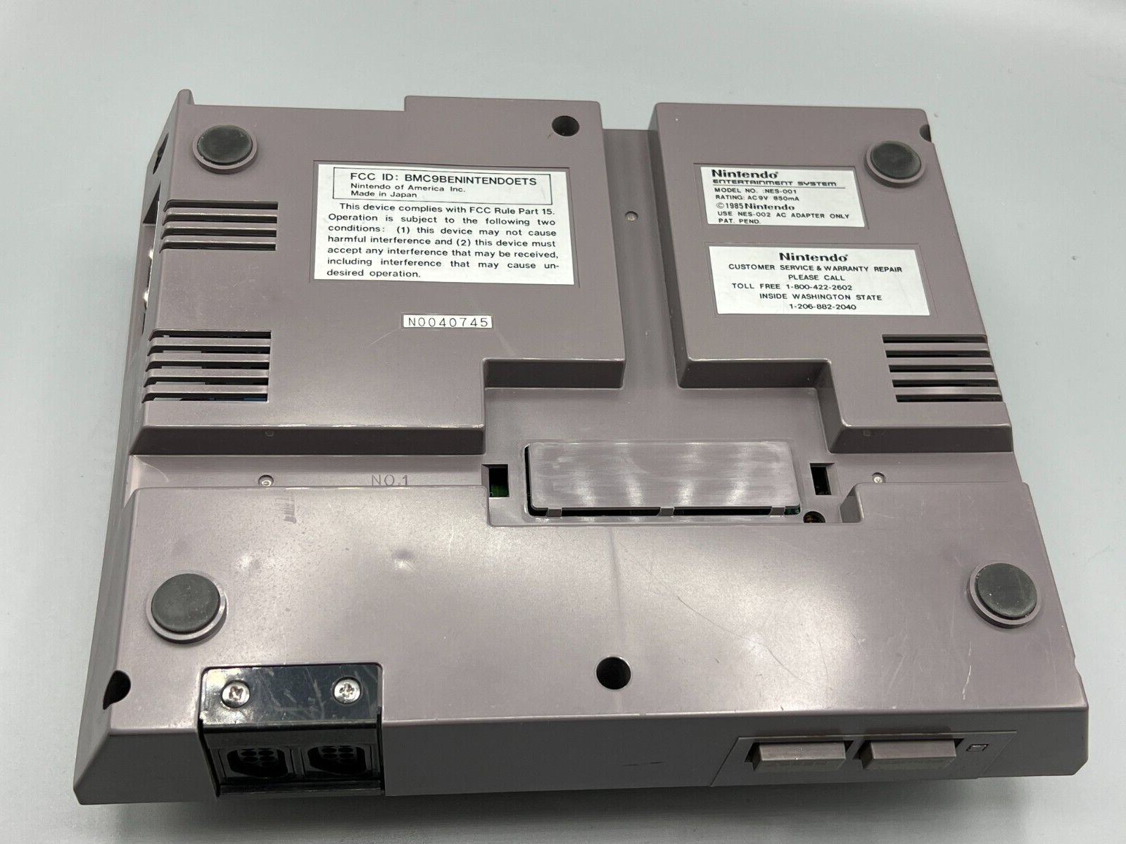 Low Serial Original NES Nintendo Entertainment System CPU-01 For Repair ...