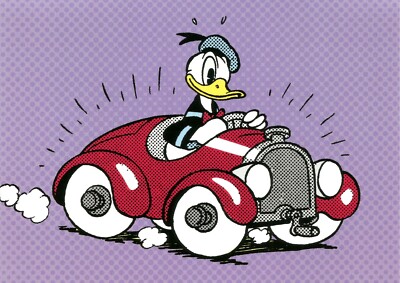 DONALD DUCK, NOTE CARD, 6.69" x 4.72", PRINTED IN CANADA BY GRAPHIQUE ...