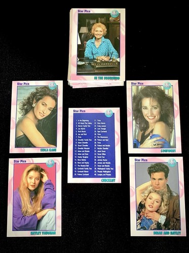 1991 All My Children Star Pics Complete Set Of Cards #1-72 Lucci/Ripa ...