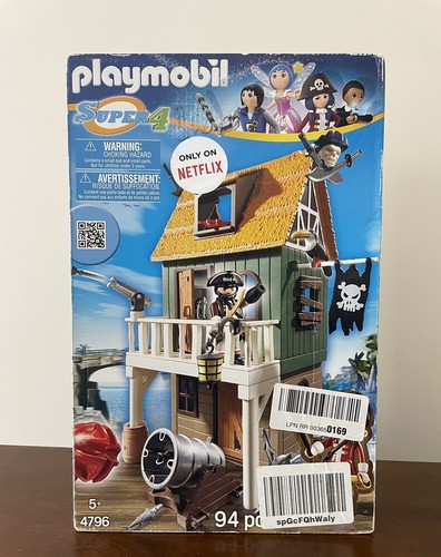 Playmobil Super 4 Pirates Gunpowder Island Hidden Fort New In Original ...