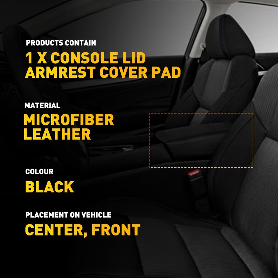 Center Console Armrest Lid Cushion Pad Cover For 2016-2024 2017 Nissan ...