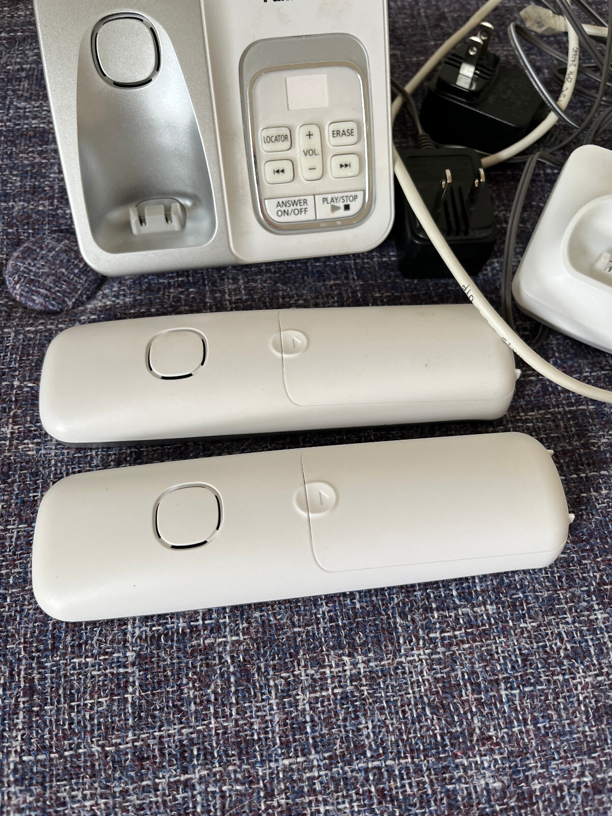 Panasonic KX-TGD530 White Cordless Phone System, Two Handsets, Nice! | eBay
