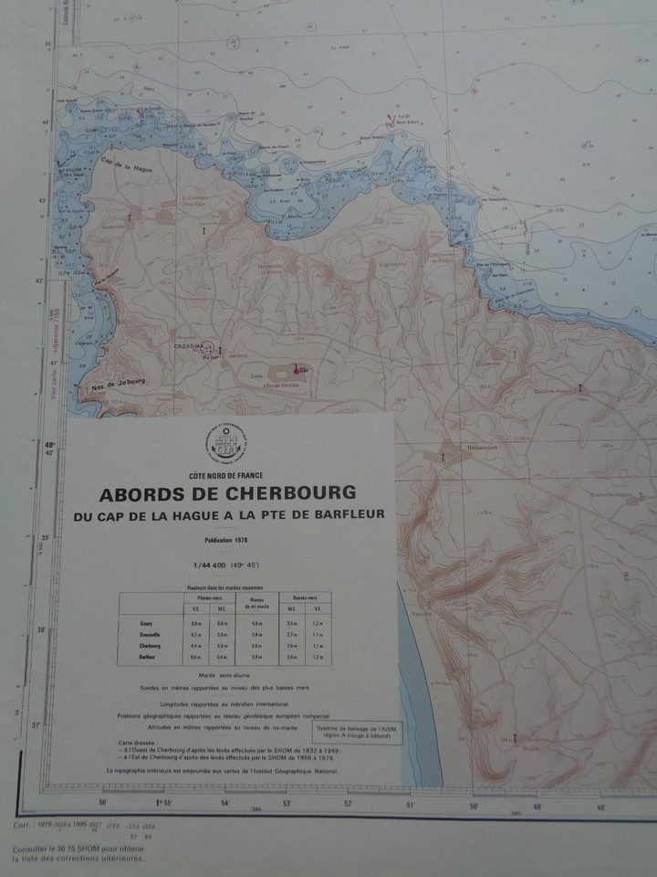 Card Marina / Bordo Cherbourg Da Cap Di Hague A Punta Barfleur | eBay