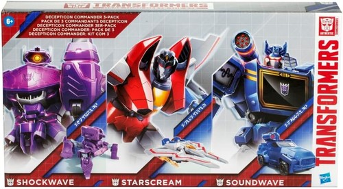 Generations Shockwave, Starscream & Soundwave Commander Action Figure 3 ...
