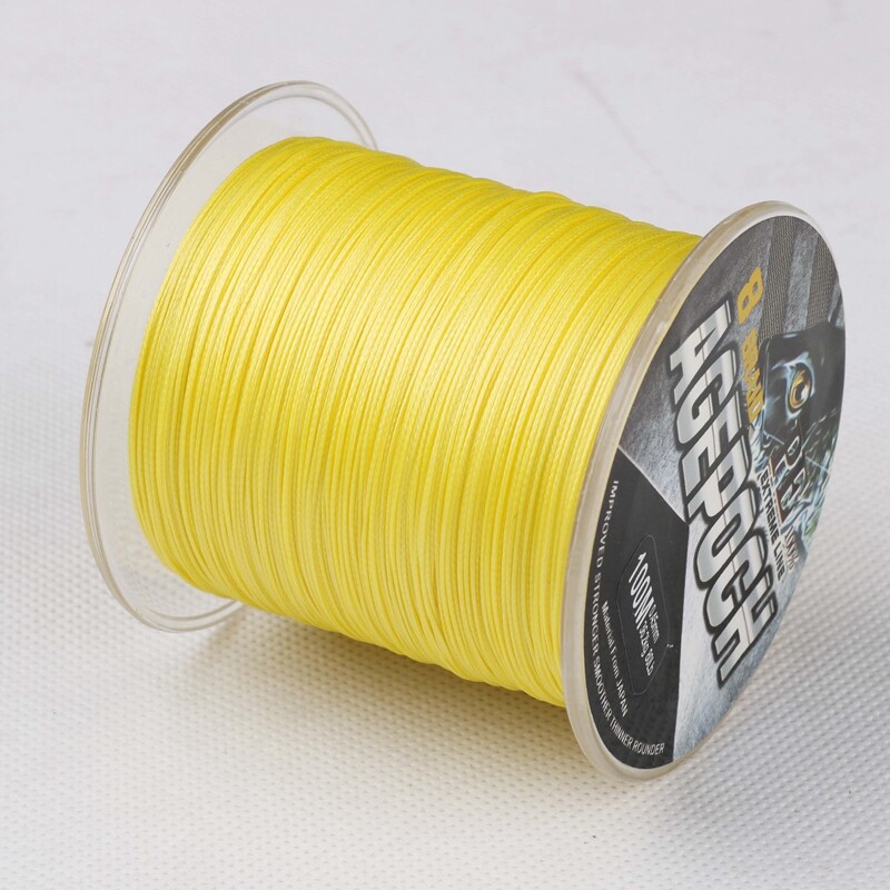 8 Strands Braided Dyneema PE Fishing Line 300M-2000M 10-100LB Green ...
