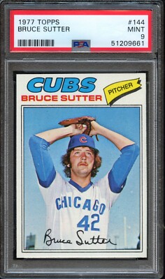 BB - 1977 Topps - #144 - Bruce Sutter - PSA 9 - MINT | eBay