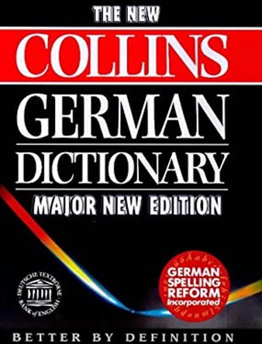 Dictionnaire Allemand-Anglais, Anglais-Allemand Collins : Non Abrégé Pe ...