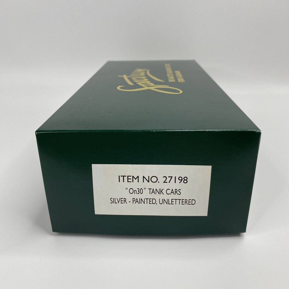 Bachmann Spectrum On30 Tank Car - Silver Painted - Unlettered #27198 ...