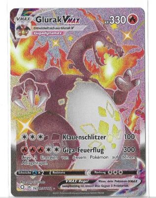 Pokemon Karten Glurak Vmax