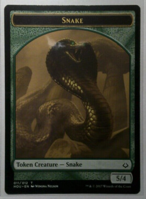 Mtg - Snake Token *011/012* | eBay