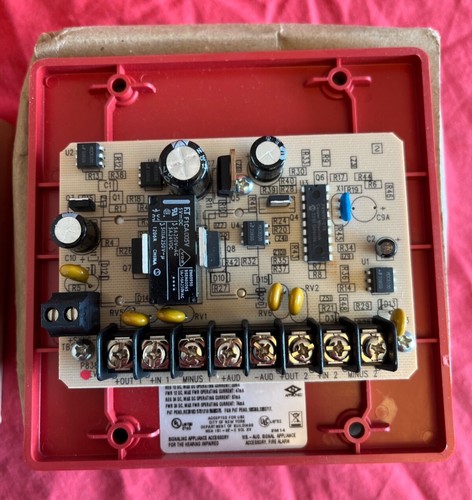 Wheelock DSM 12/24-R Dual Sync Module VDC/FWR Red Fire Alarm | eBay