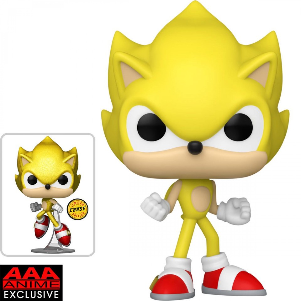 Sonic the Hedgehog Super Sonic Funko Pop! Vinyl Figure Yellow | eBay