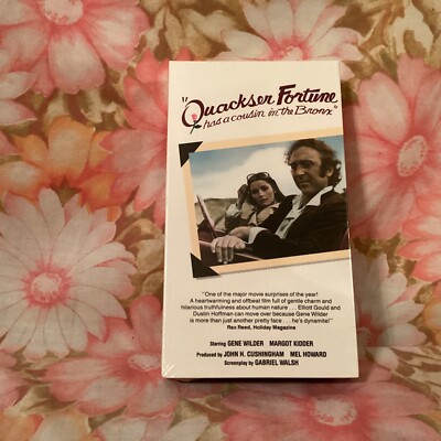 QUACKSER FORTUNE HAS A COUSIN IN THE BRONX (VHS, 1987) ~Gene Wilder ...