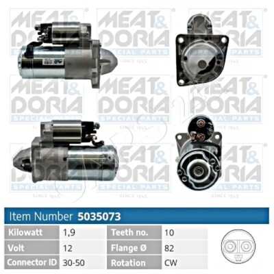 Starter For ALFA ROMEO GT CADILLAC FIAT LANCIA OPEL SAAB VAUXHALL 94-18 ...