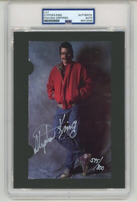 Stephen King ~ Signed Autographed Vintage Photograph ~ PSA DNA Encased ...