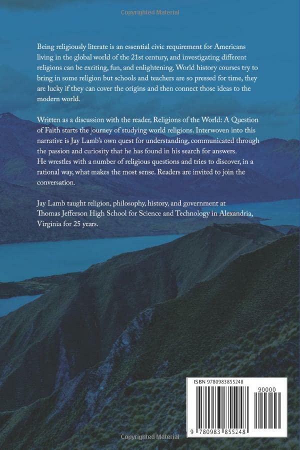 Religions of the World : A Question of Faith by Jay Lamb (2022, Trade ...