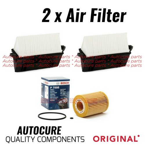 FITS MERCEDES C350 3.0 CDI MK2 W204 11-15 BOSCH FILTER KIT OIL AND AIR ...