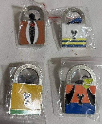 Disney LOCK only Pins lot of 4 | eBay