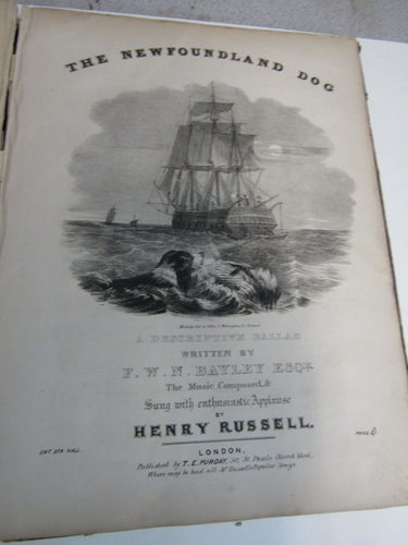 Bound volume of British Sheet Music, c. 1830's | eBay