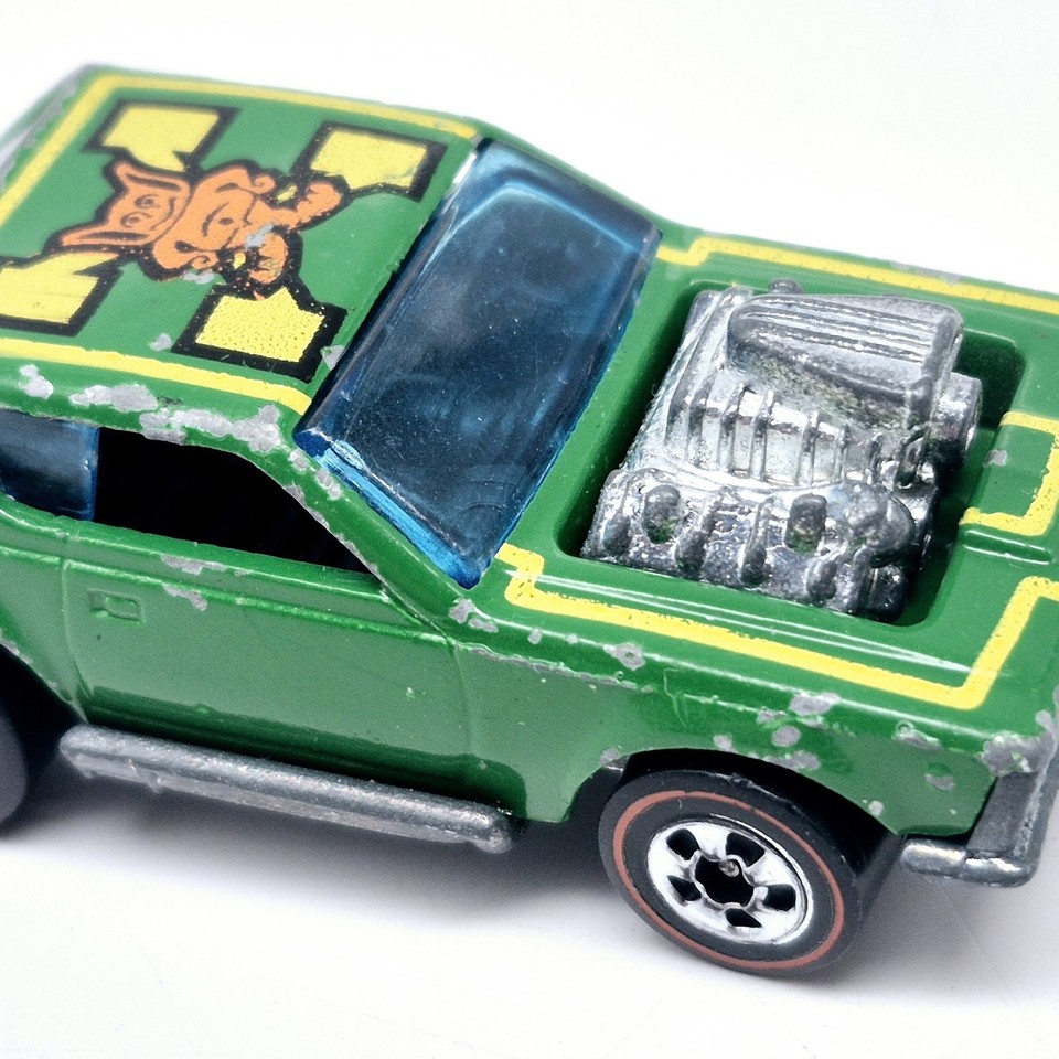 1974 Hot Wheels Redline Green Gremlin Grinder Vintage Flying Colors ...