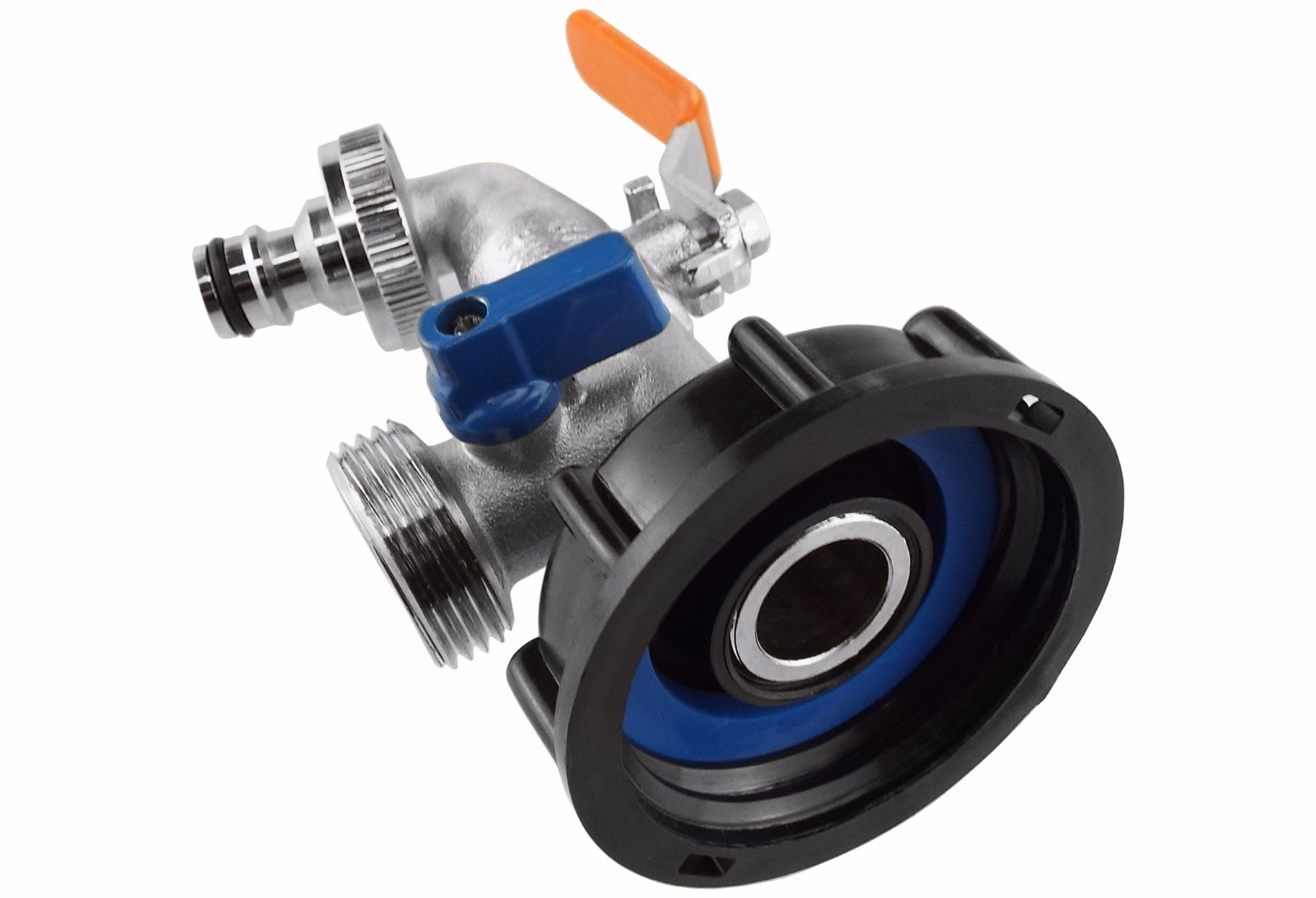 IBC S60x6 water tank outlet connection/adaptor + a range of tap ...