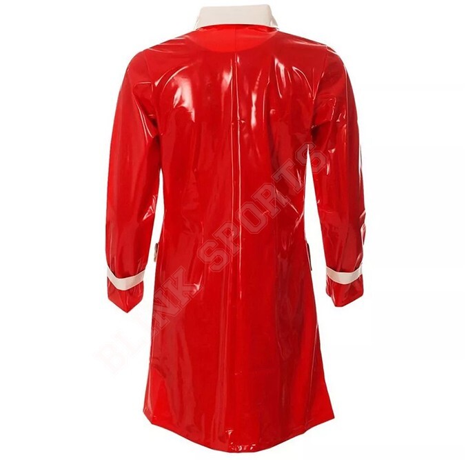 Women's Trench Vinyl Shiny Gothic Coat PVC Emo Top quality Faux Leather ...