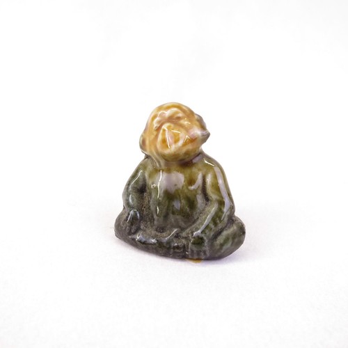Vintage Wade Whimsies Miniature Ceramic Glazed Chimpanzee Monkey ...