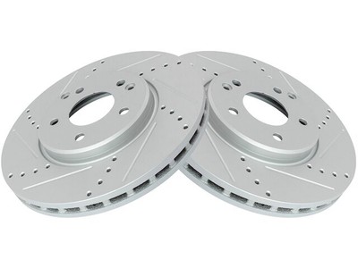 Brake Rotor Set For CLK320 CLK430 CLK350 C280 E320 Crossfire SLK320 ...