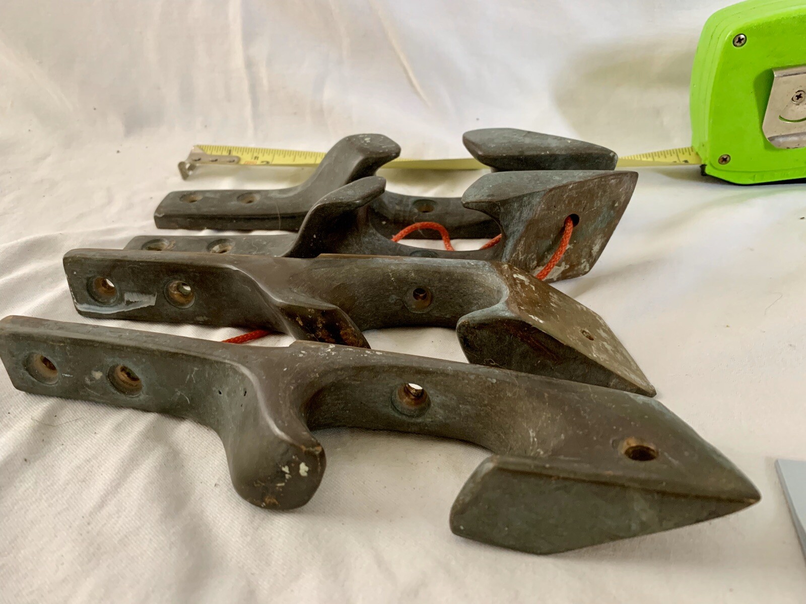 Herreshoff Rozinante Vintage Bronze Chocks, Bow And Stern Complete Set ...