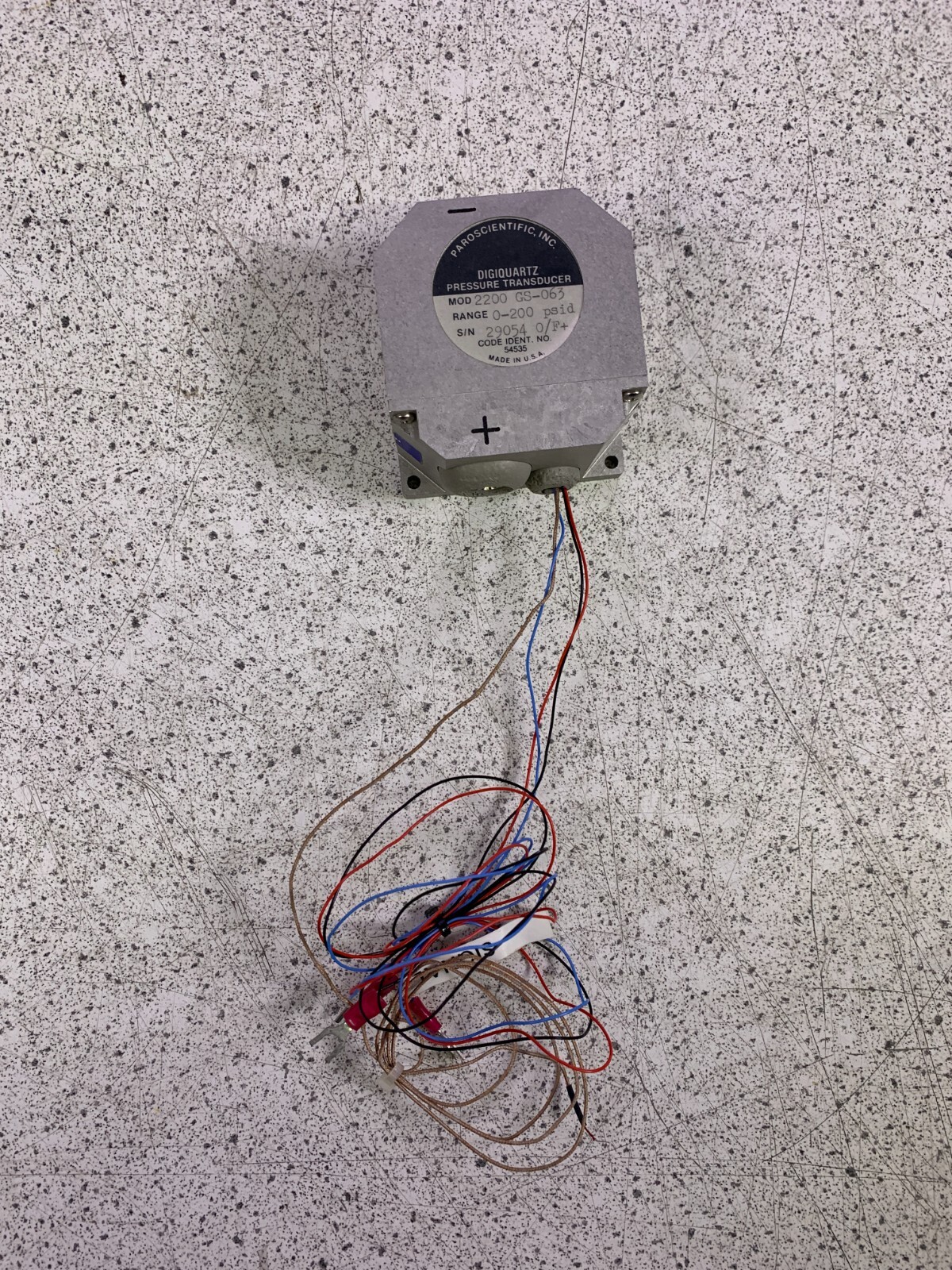 Paroscientific Digiquartz Differential Pressure Transducer Model 2200 ...