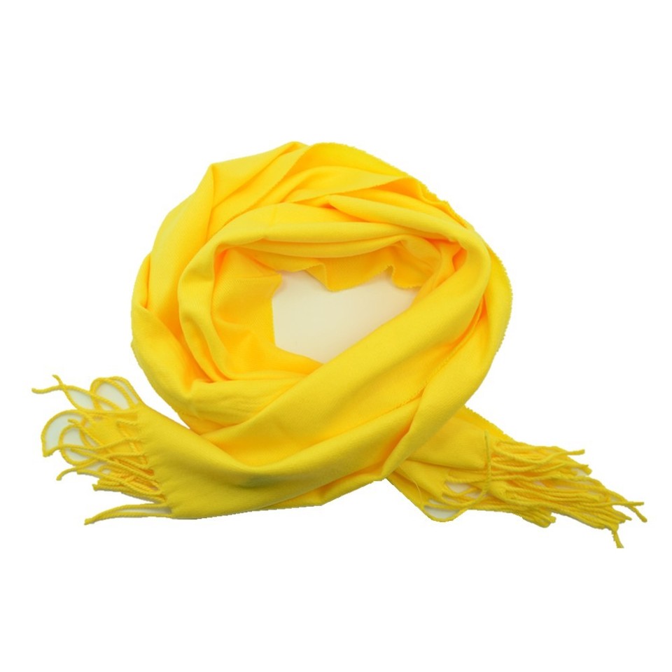 Men Women Unisex 100% Cashmere Warm Plain Scarf Pure Solid Color Wool ...