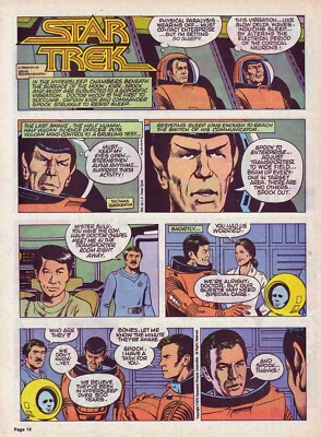 Star Trek - Kirk & Spock - 4th page - full page color Sunday comic Dec ...