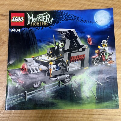 Lego 9464 Monster Fighters Vampire Hearse Instruction Booklet Manual ...