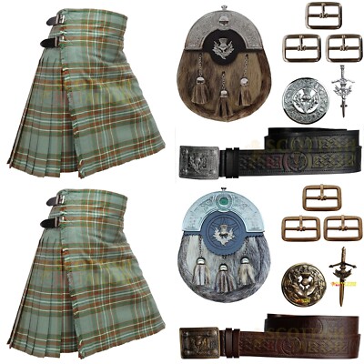 Handmade Kelly Dress Tartan Kilt Outfit For Men Custom Size Traditional ...