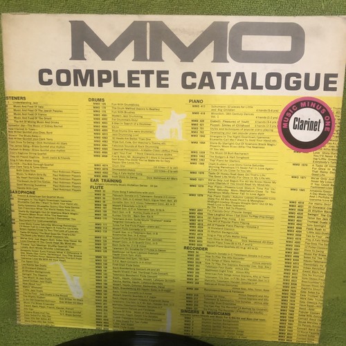 MUSIC MINUS ONE - COMPLETE CATALOGUE - VINYL RECORD LP | eBay