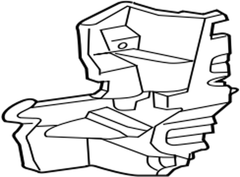 53293-60150 Toyota Deflector, radiator side, rh 5329360150, New Genuine ...