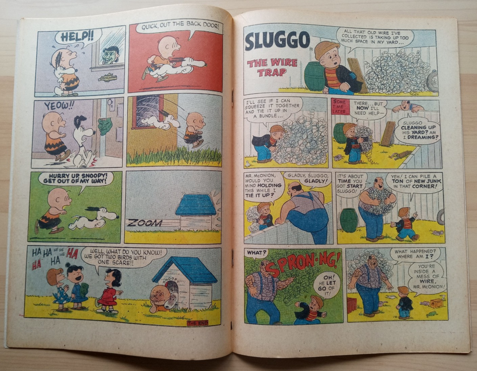 Tip Top Comics #222 Aug-Oct 1960 early Peanuts cover, 8pp story and inside BC | eBay
