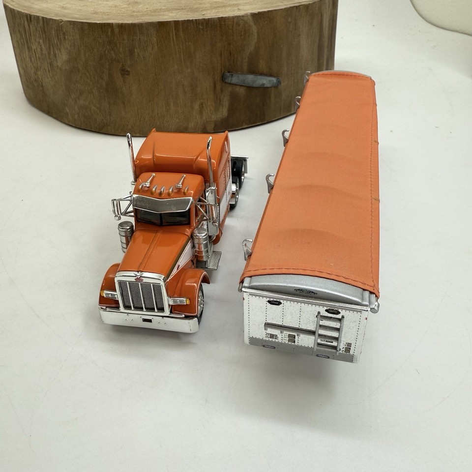 1:64 DCP TRI-STATE Commodities Peterbilt 379 Wilson Tarped Grain ...