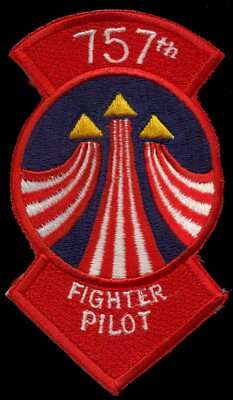 USAF 757th Tactical Fighter Squadron Patch AA-1 | eBay