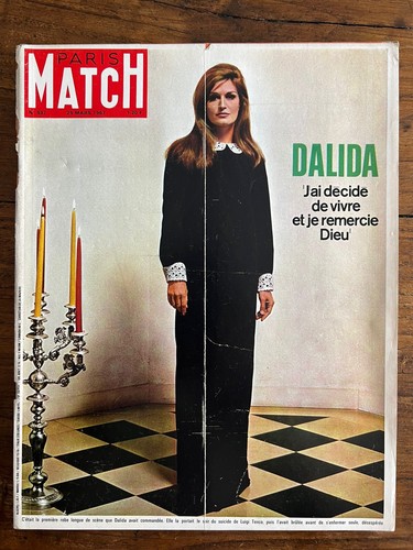 Paris Match # 937 Mars 1967 - DALIDA Johnny HALLYDAY Sylvie VARTAN - Pub Vintage | eBay