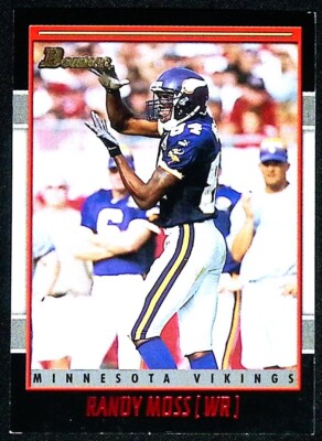 Randy Moss - 2001 Bowman #92 - Vikings | eBay