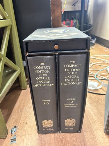The Compact Edition of the Oxford English Dictionary (1971) | eBay