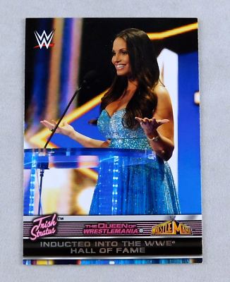 Trish Stratus WWE Wrestling Trading Card Topps Raw WrestleMania HOF WWF ...
