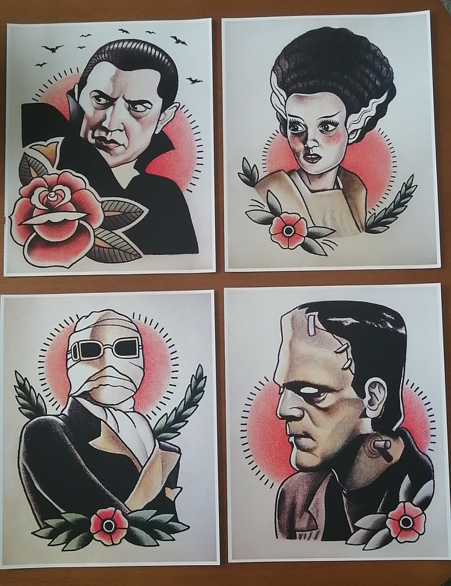 Universal Monsters Tattoo