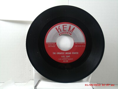 CLIFF FERRE W/CAFE SOCIETY QUINTET-(45)- GREATEST BROAD JUMPER/AIN'T IT ...